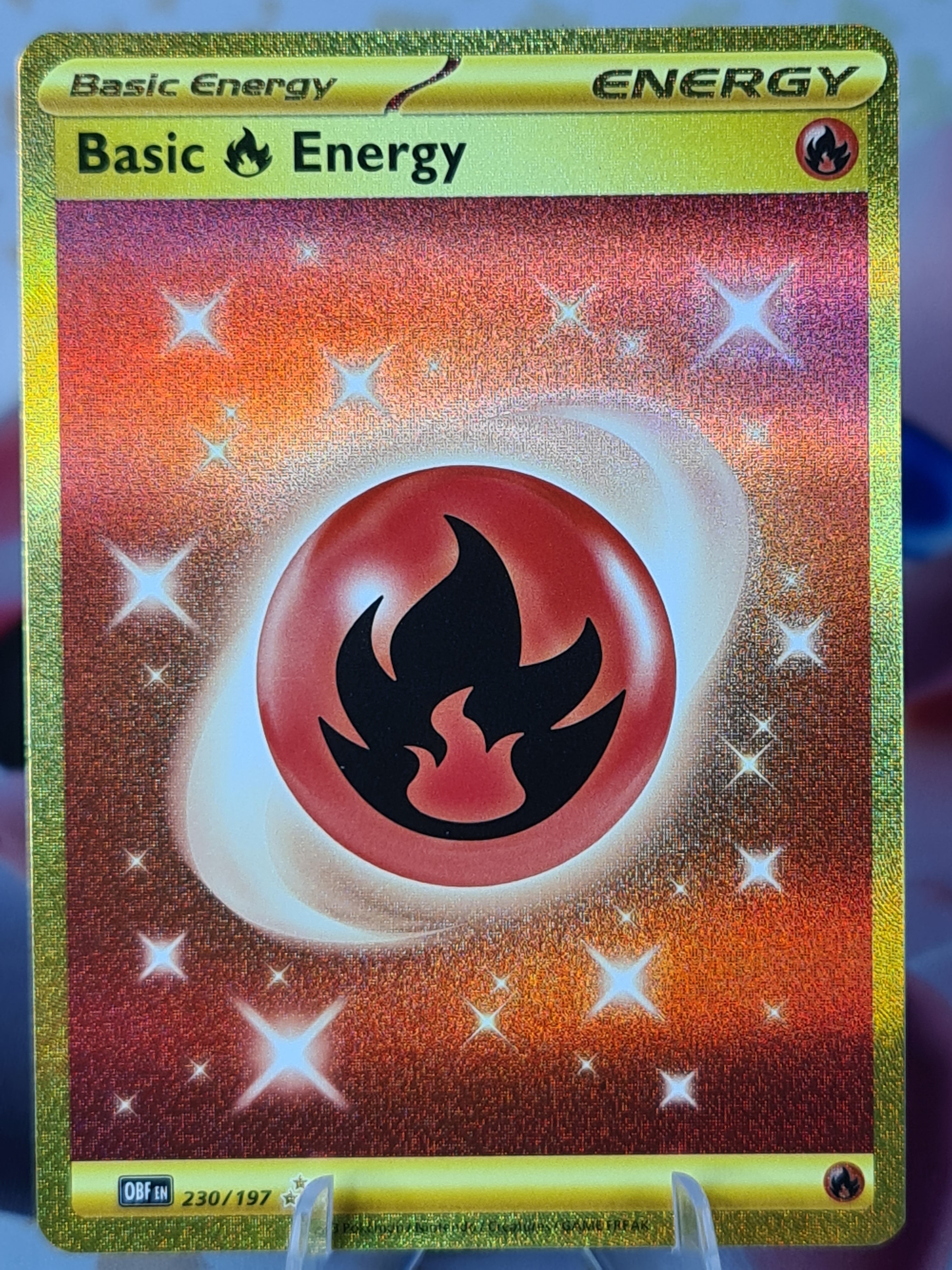 Basic Fire Energy 230/197 Obsidian Flames – Red Panda Gaming